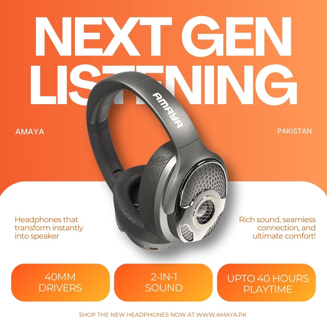 2 in 1Headphone (AEB-H380) – amaya.pk